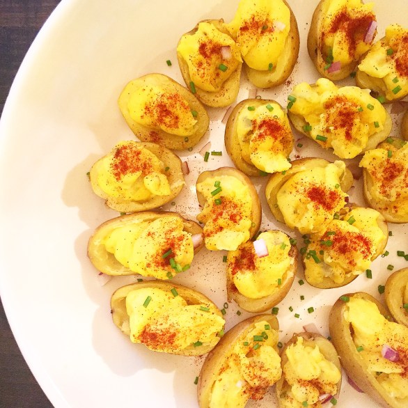 Devilish Potatoes – Greens & Fries